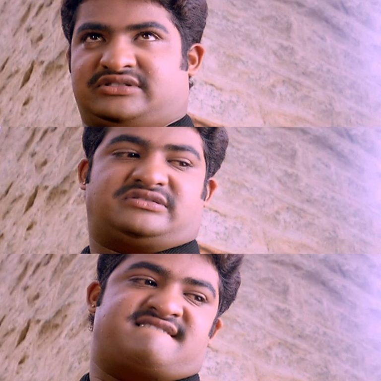 Aadi Movie | Jr. NTR Reaction Meme Template - Lyricalwoods