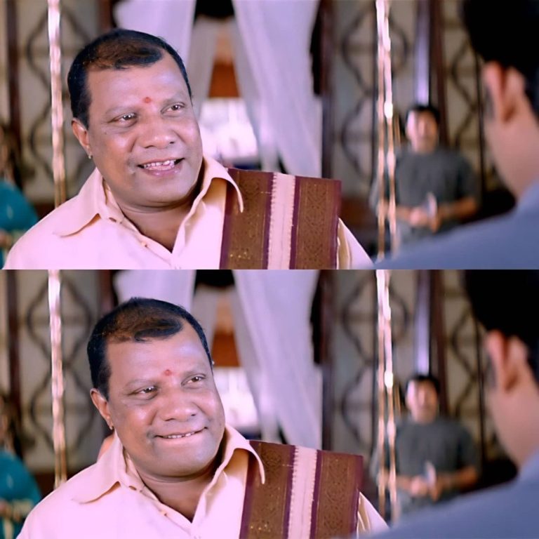 Aadi Movie | Nagi Reddy - Aadi Scene Meme Template - Lyricalwoods